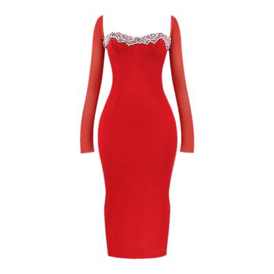 HouseofCB优雅收腰连衣裙