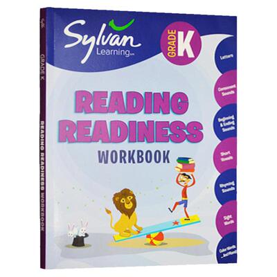 Kindergarten Reading Readiness Workbook 美国小学K年级阅读准备练习册 3-7岁儿童字母词汇学习