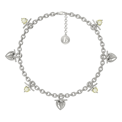 BOONEE链条爱心坠饰项链