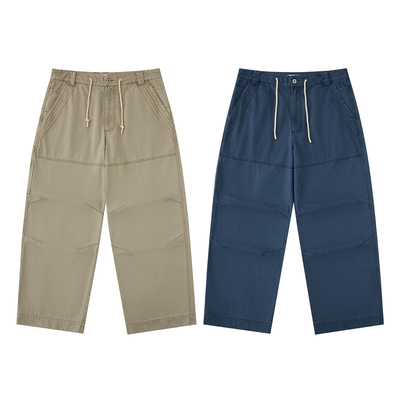 TreesBasic酵素洗做旧工装伐木裤