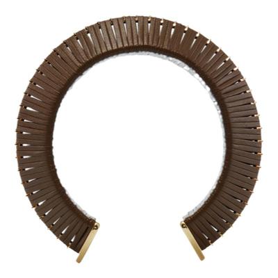 CREMAISH牛皮绳缠绕圆鼓手环