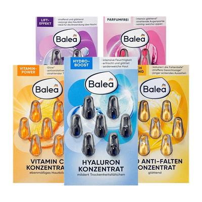 【德国DM】Balea芭乐雅玻尿酸精华胶囊补水保湿A醇抗老VC提亮抗皱