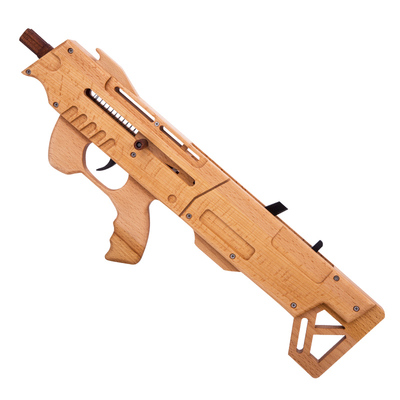 益智模型可发射木头枪儿童玩具