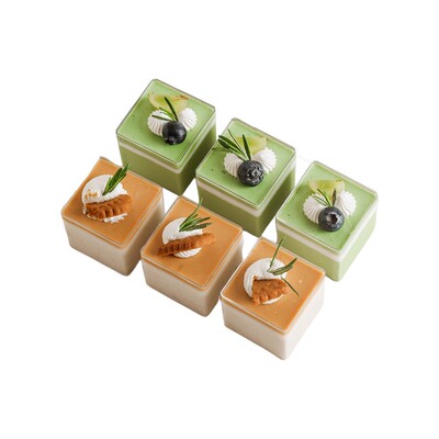 慕斯果立方杯冻形布丁一次性