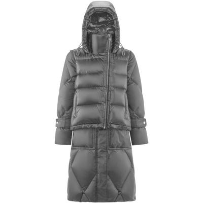 杨幂同款泡芙羽绒服假两件