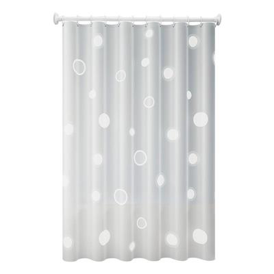 卫生间加厚防水帘浴帘套装免打孔