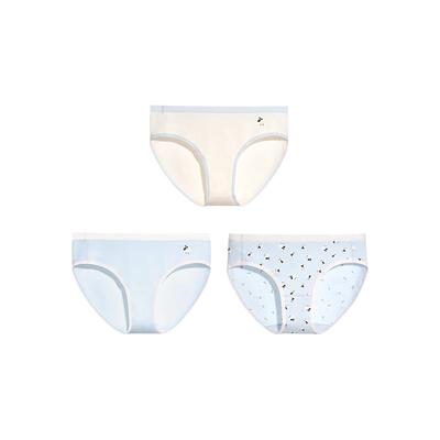ubras新疆棉少女印花中低腰内裤