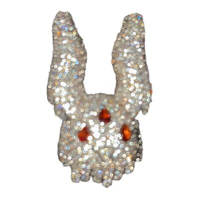 李佳隆同款潮男嘻风帅哈兔子戒指