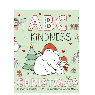 【预售】圣诞善意ABC英文儿童语言概念启蒙进口原版书纸板书ABC of Kindness at Christmas Hegarty Little Tiger Press