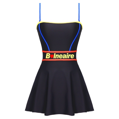 BE范德安小红心系列裙式连体泳衣