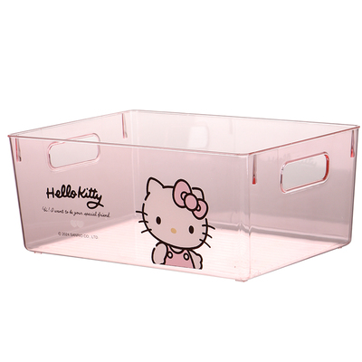 HelloKitty化妆品收纳盒透明筐子