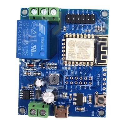 DC5-80V供电 ESP8266 WIFI单路继电器模块 ESP-12F开发板二次开发