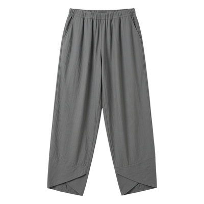 Linen Wide Leg Pants Loose Pantalon Summer Plus Size Pant