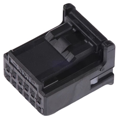 1376675-1 接插件泰科TE插头外壳塑壳连接器护套12孔黑色