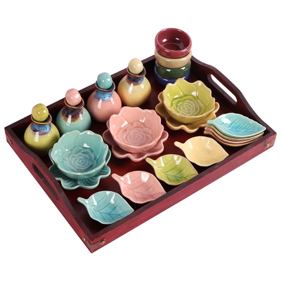 陶瓷精油壶小杯子分装碗调配工具