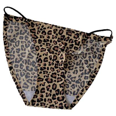 短裤夏季薄款三角新款豹纹黛冰芯