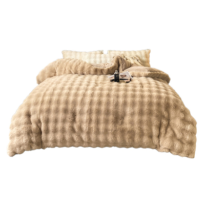 兔毛绒加厚保暖冬季被子冬被被芯