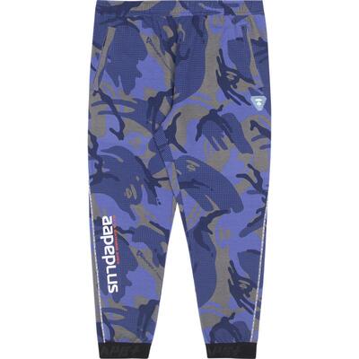 AAPE+运动男装春夏猿人硅胶章多彩休闲印花长裤6816XAH