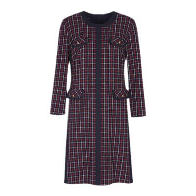 靓诺法式H裙小香风连衣裙