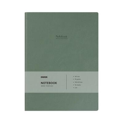 inrik商务皮面本A5/16K不硌手顺滑纸高端简约办公笔记本加厚记事本子可印LOGO英瑞克