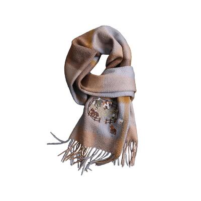 设计师款山羊绒围巾礼盒装可送礼