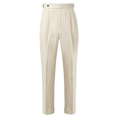 CULTUM那不勒斯轻薄透气亚麻西裤