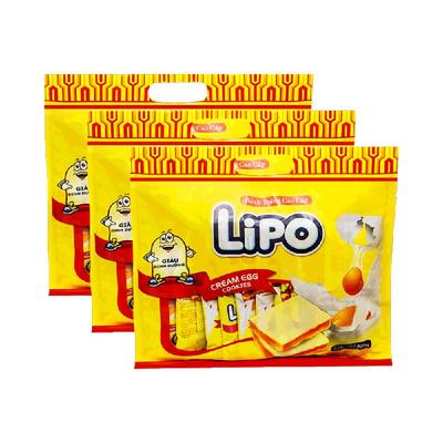 进口越南lipo奶油面包干饼干