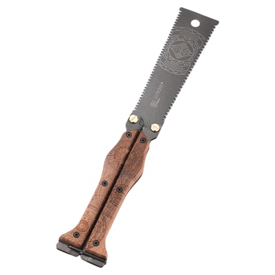 ISEMOUNT户外折叠锯手持小型伐木家用手工锯园林快速锯木头蝴蝶锯