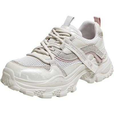 TATA他她女鞋夏季新款网面运动鞋增高休闲厚底百搭老爹鞋CPF01BM6