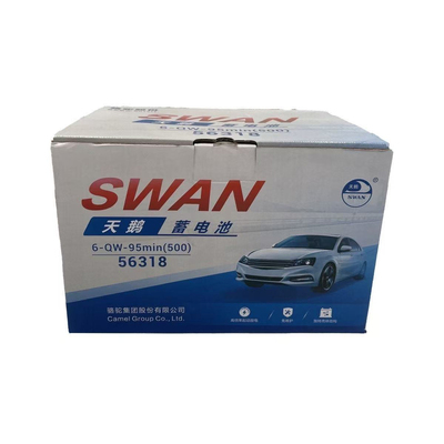 骆驼DF天鹅蓄电池56318适配蒙迪欧福克斯12v电瓶致胜福特翼虎博越