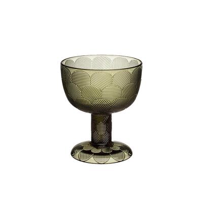 iittala北欧玻璃高脚沙拉甜品碗