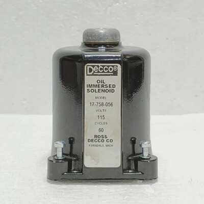ROSS DECCO 17-758-056 Oil Immersed Solenoid 115V 60Hz New Su