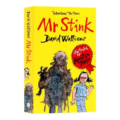 David Walliams 大卫威廉姆斯英文原版 臭臭先生 Mr Stink 大卫少年幽默小说系列 罗尔德达尔继承人儿童幽默治愈成长插图小说书籍