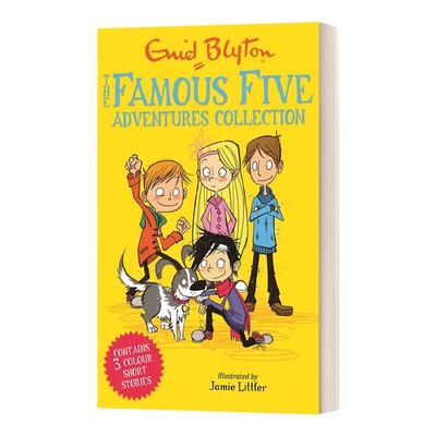 英文原版 Famous Five Adventures Collection 五伙伴历险记3本合集三合一 英文版 进口英语原版书籍儿童图书