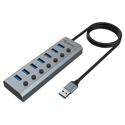 usb3.0扩展坞独立供电7口分线器