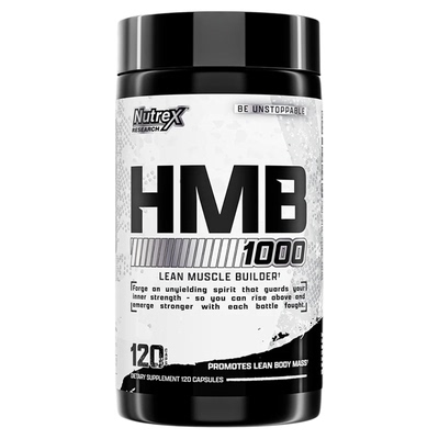 NUTREX HMB 羟甲基丁酸合成增肌胶囊120粒健身肌肉力量纬度合成