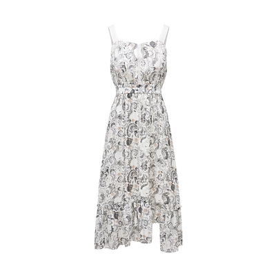 春季腰果花连衣裙博主同款MSLAN