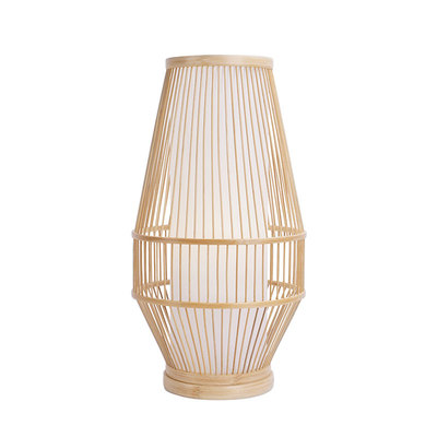 自然家丰灯竹编台灯护眼灯客厅卧室床头日式灯创意中式装饰灯具