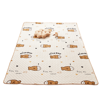 纯棉儿童垫子宝宝爬爬垫上的毯子