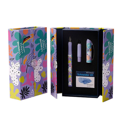 德国施耐德钢笔美丽高档礼盒套装双笔头学生用书写练字儿童节礼物