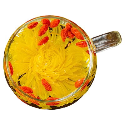 金丝皇菊枸杞茶一朵一杯