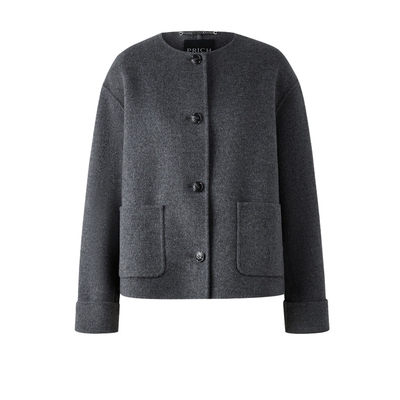 【100%绵羊毛】PRICH知性双面毛呢大衣冬季新款短款外套女