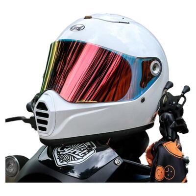 双镜片摩托车头盔赛罗复古盔超轻