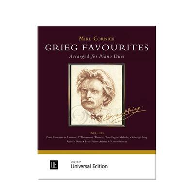 格里格最爱的作品选集钢琴联弹