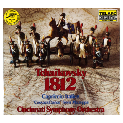 原装进口 柴可夫斯基专辑 1812序曲 交响乐 美版CD唱片CD80041