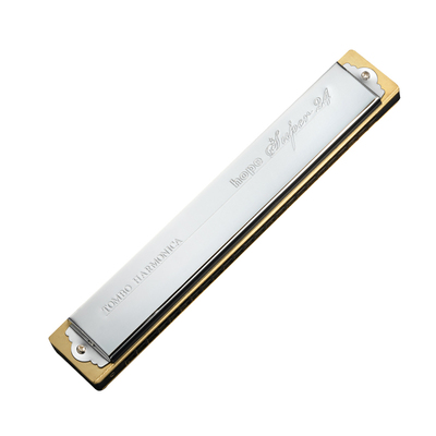 TOMBO通宝6624S24孔复音口琴初学