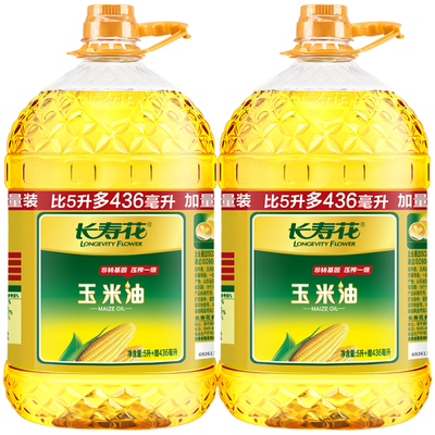 长寿花玉米油5.436L*2