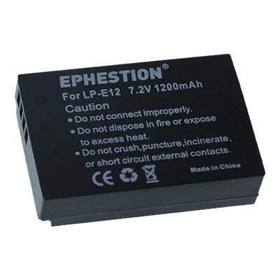 伊弗顿适用佳能LP-E12相机电池