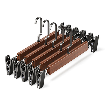 实木裤夹裤架家用无痕防滑强力裤夹子衣架服装店专用jk裙子裤子架