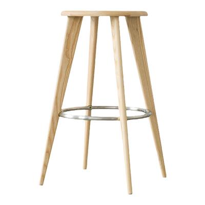 白蜡木吧凳 家用实木吧台凳 Tabouret Haut barstool设计师吧椅凳